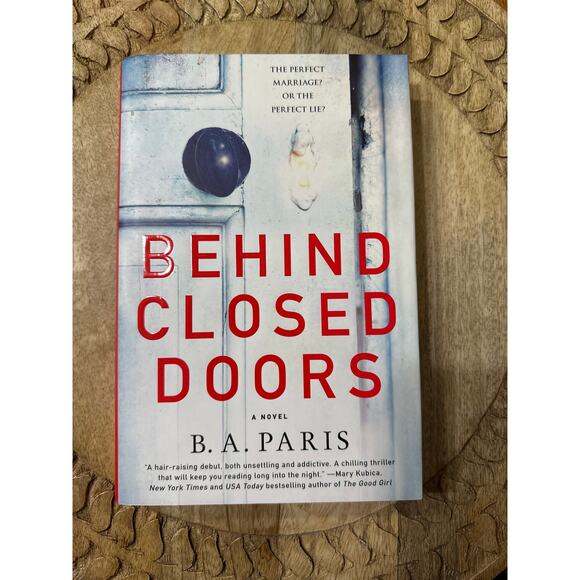 Book | Accents | Behind Closed Doors By Ba Paris Hardcover Book | Poshmark